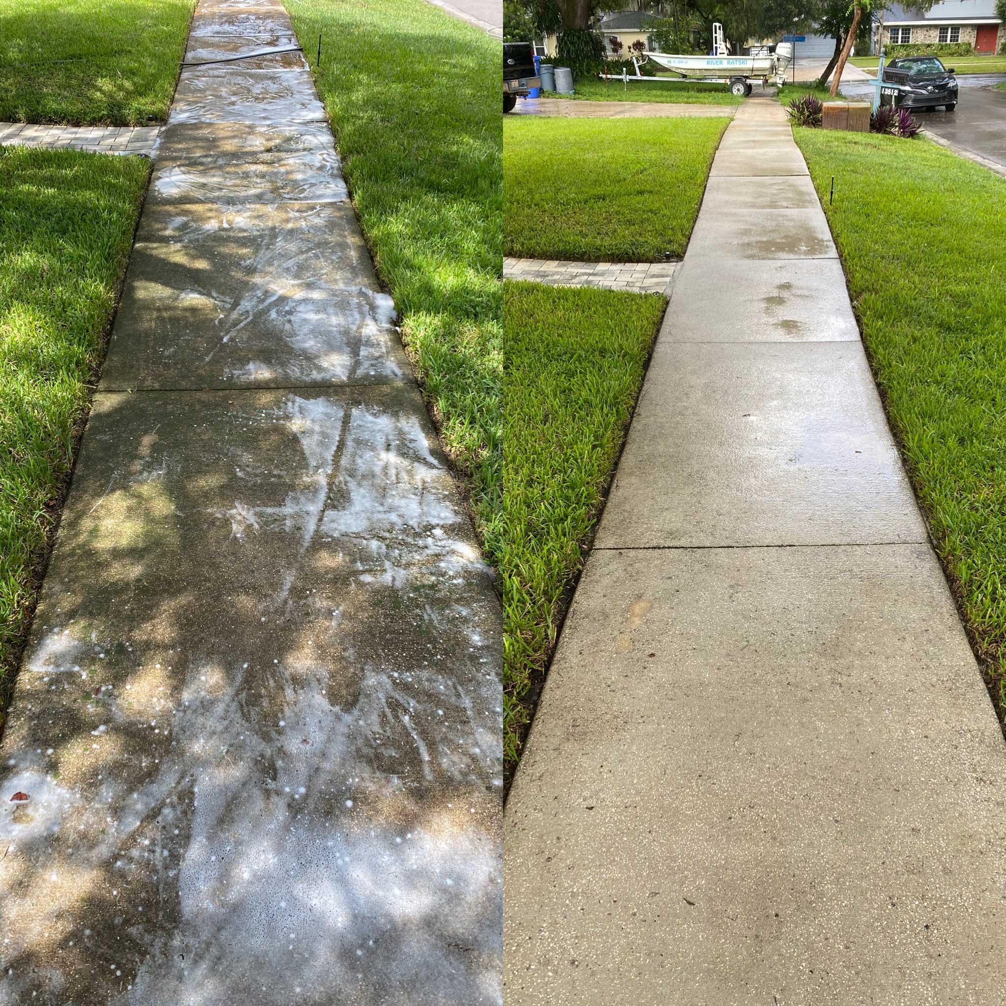Sidewalk Pressure Washing & Cleaning in Land O Lakes, FL – Fast Attack ...